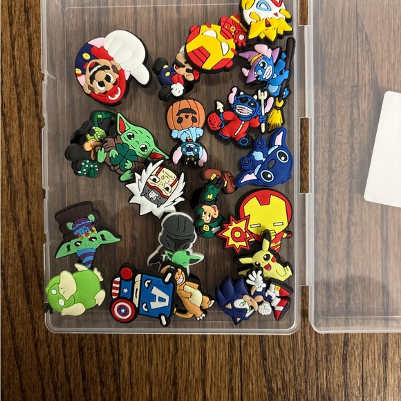 Disney | Accessories | Anime Cartoon Character Crocs Charms Set Nwt ...